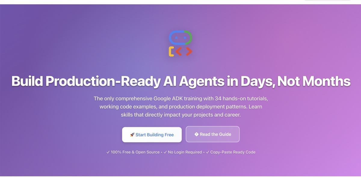 Tutorial 01: Hello World Agent - Build Your First AI Agent with Google ADK | Google ADK Training Hub